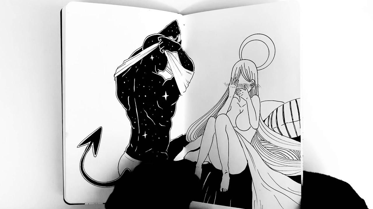 Sketchbook Tour ♯6 ⦗Demon Artist⦘ - YouTube