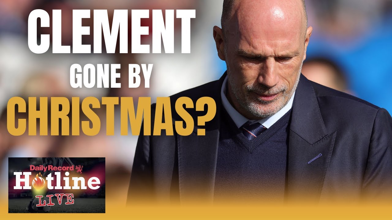 Phillipe Clement gone from Rangers by Christmas? | Hotline Live - YouTube