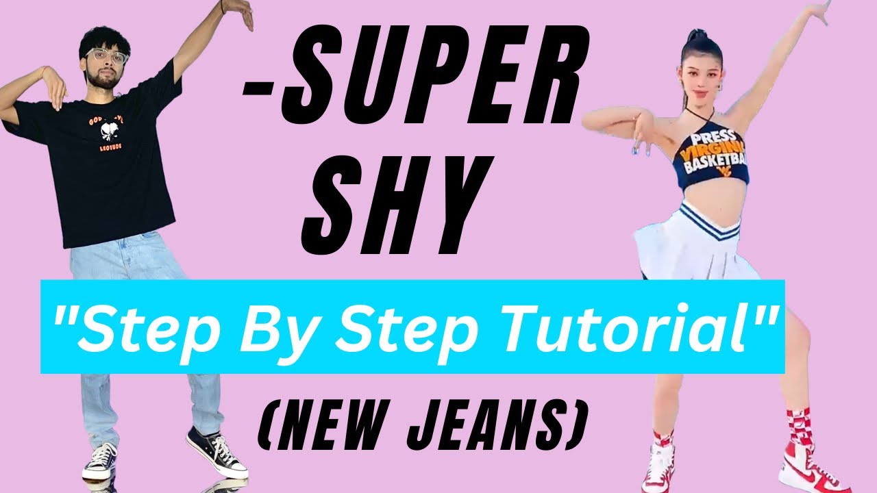 Mirrored (뉴진스) 'Super Shy' New Jeans Dance Tutorial #supershy #newjeans ...