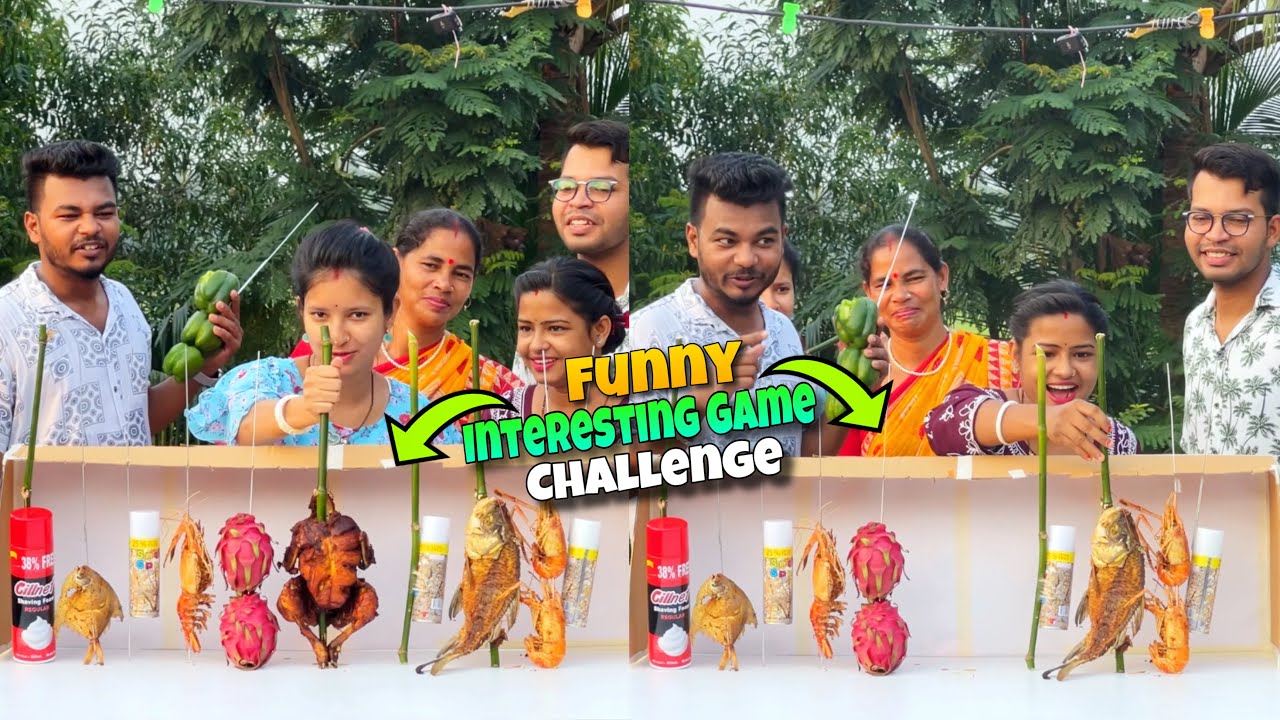 Internet Trending Game Funny Challenge With Family - YouTube