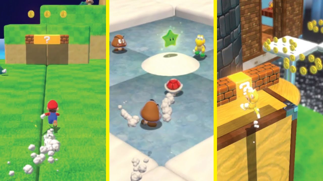 Full Custom Super Mario 3D World levels: Full playthrough! Cloud-Top ...