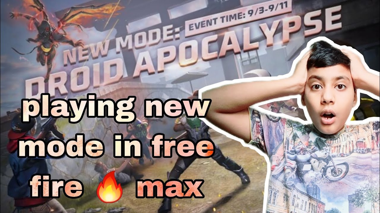 playing new mode in free fire 🔥 max !! Droid Apocalypse!! - YouTube