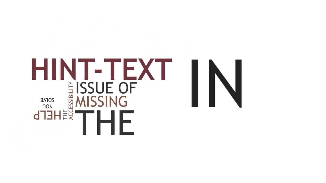 Unblind Text Inputs Predicting Hint Text Of Text Input In Mobile Apps Via Llm Youtube