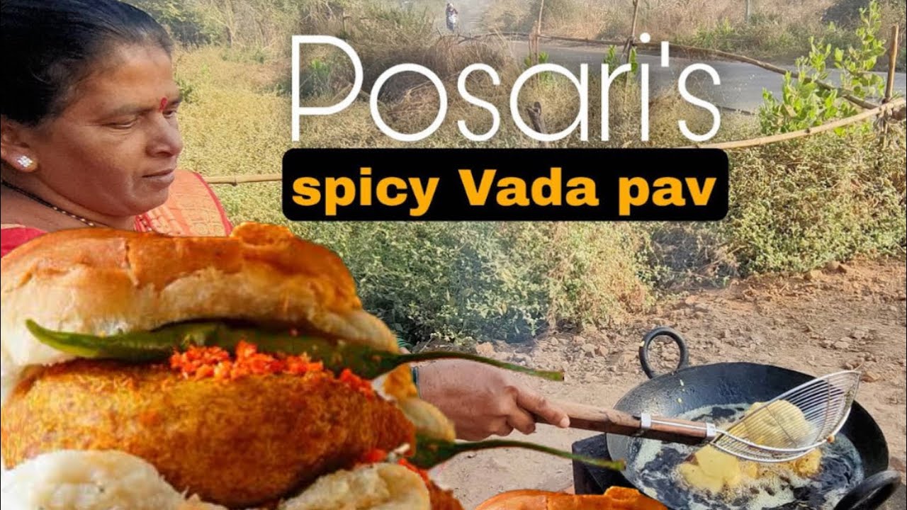 Amazing Vada Pav in Posari @ ₹12 Only- Wood Fired Vada Pav-Indian ...