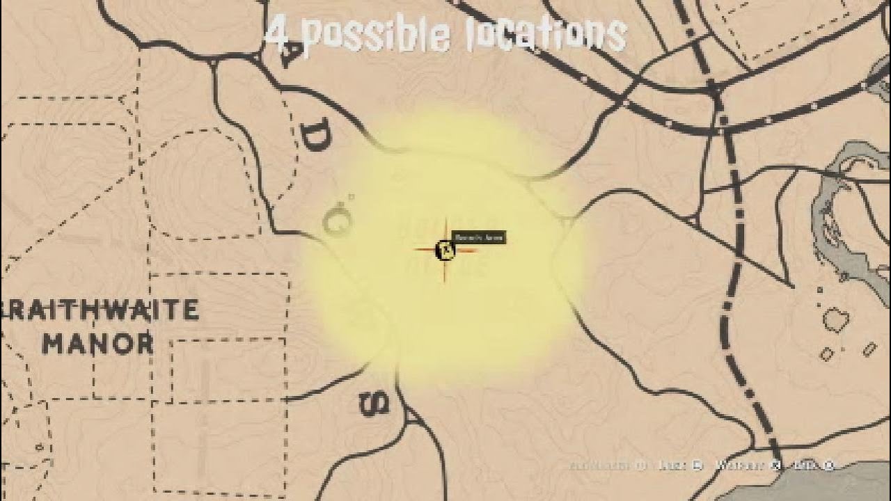 PS5- Red Dead Redemption 2 Online Civil War Battlefield Treasure Map ...