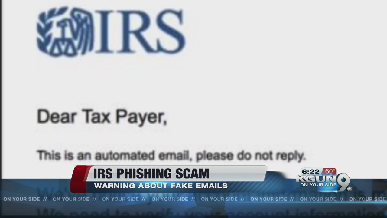 Tips to recognize phishing scams from the IRS - YouTube