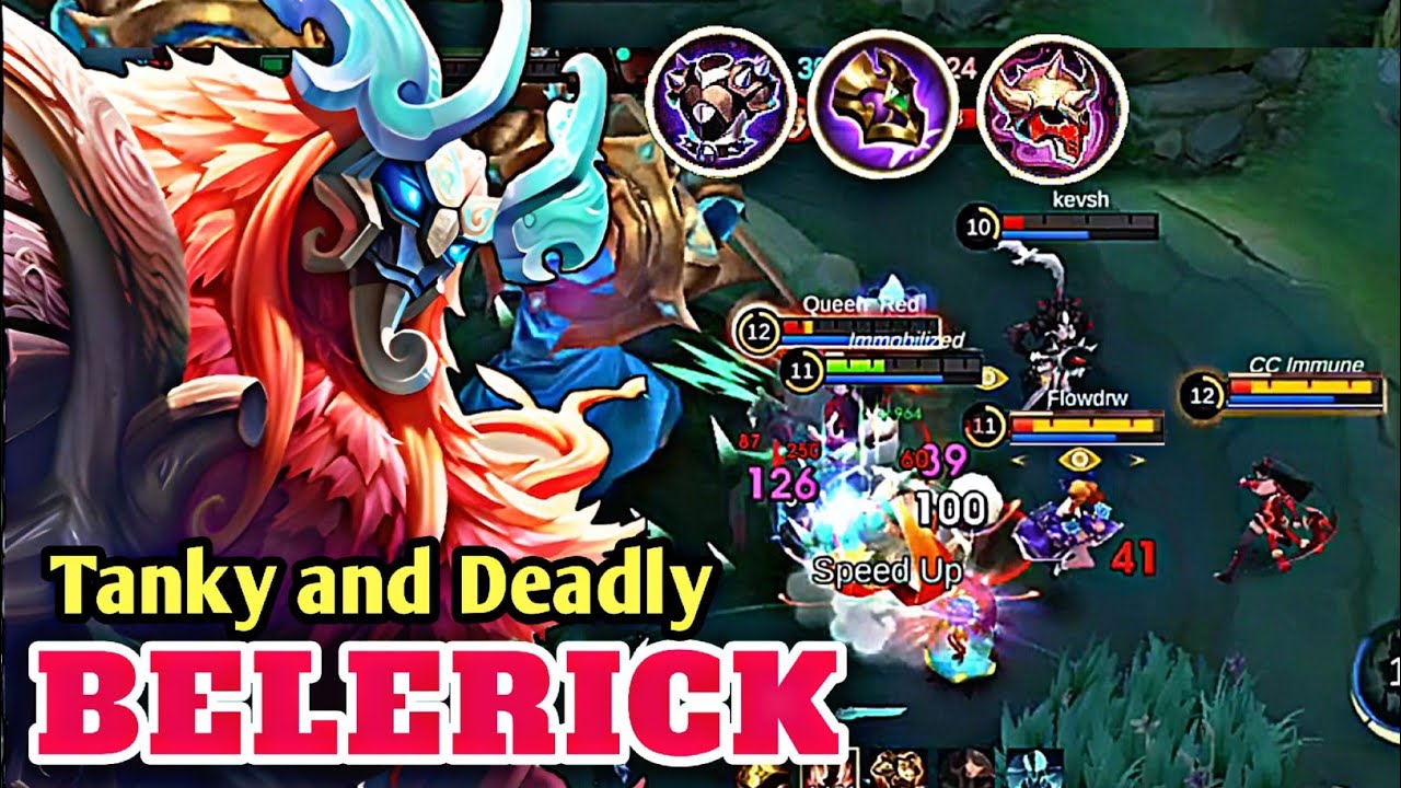 Belerick 100% Tanky and Deadly | Best Build and Gameplay | Top Global ...