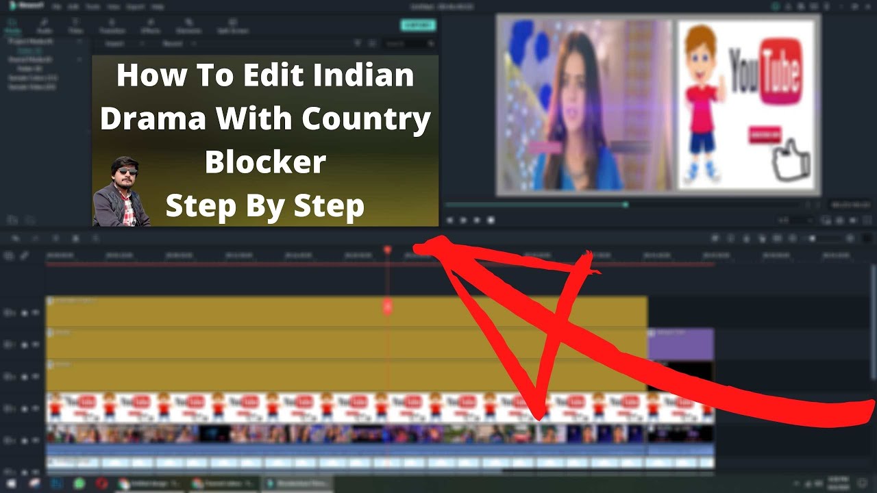 How To Edit Indian Dramas With Blocker || Check Description For Blocker ...