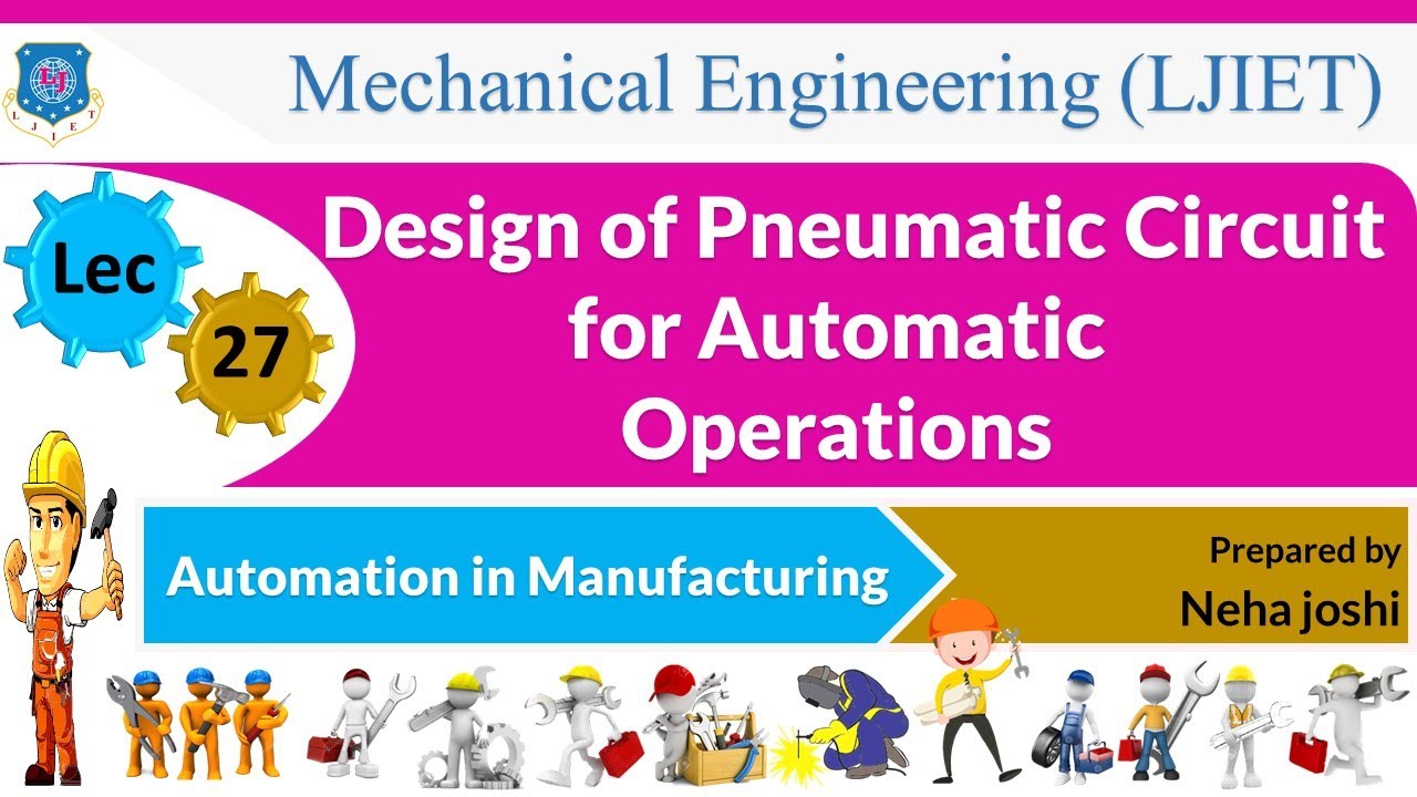 L 27 Design of Pneumatic Circuit for Automatic Operations | Automation ...