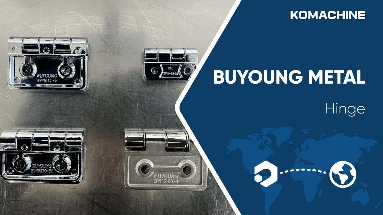 BUYOUNG METAL / Hinge (BYH6070 CR) / INV-04426 - YouTube