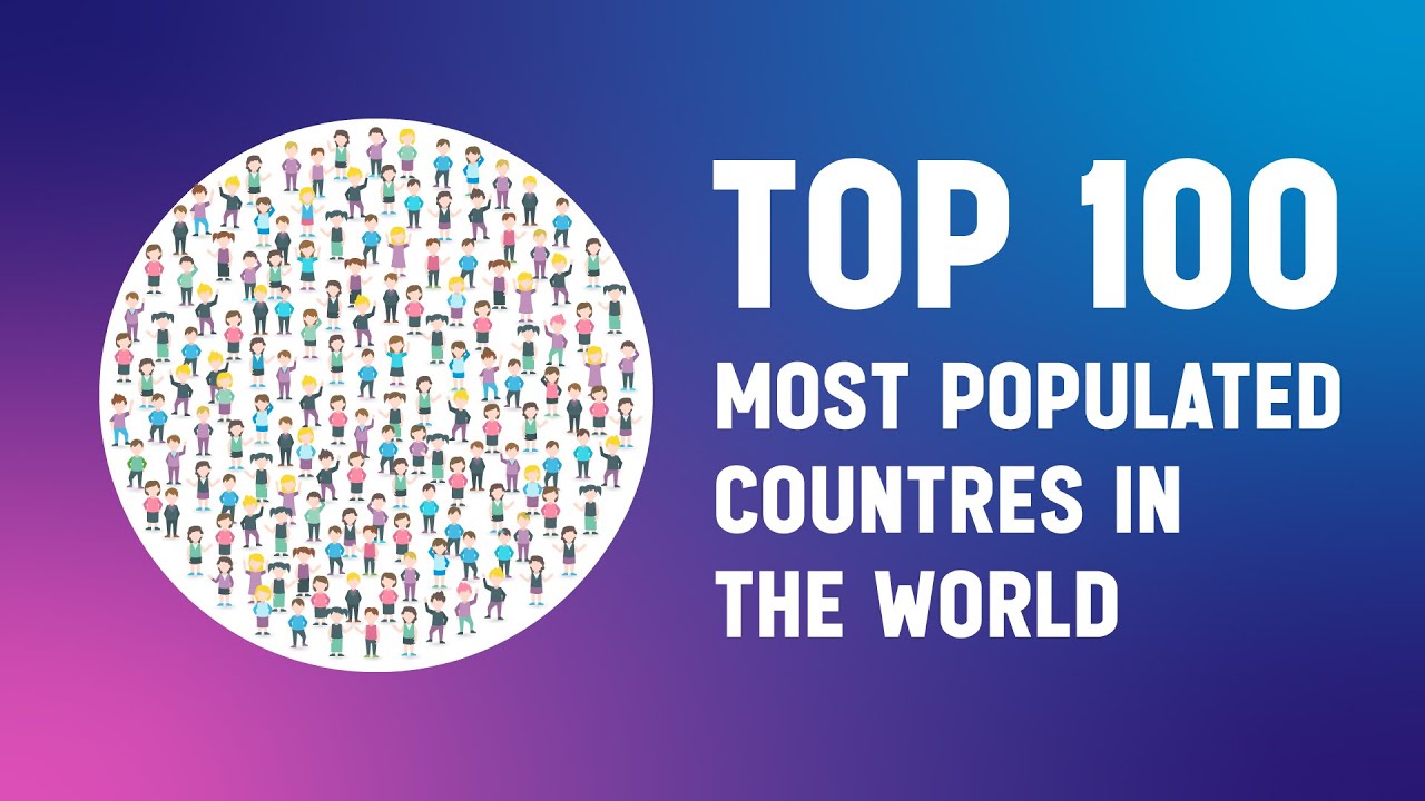 Top 100 Most Populated Countries in the World – Ranked - YouTube