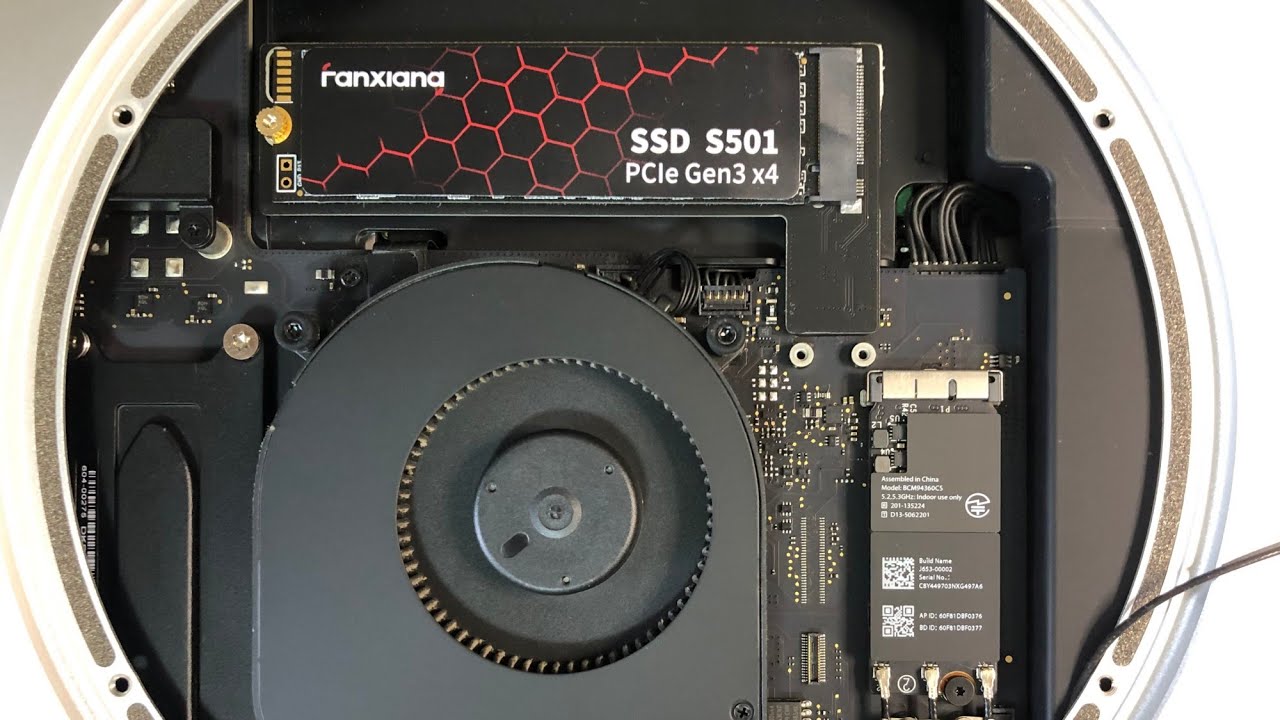 第59回 Mac mini 2014 SSD化 (m.2 NVME) - YouTube