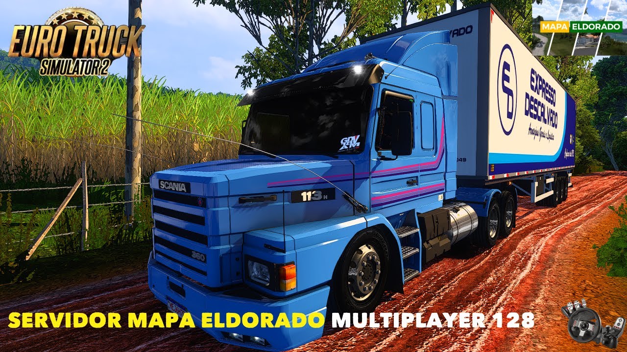 MAPA ELDORADO PRO PRIMEIRA VIAGEM NO SERVIDOR MULTIPLAYER 128 |SCANIA ...