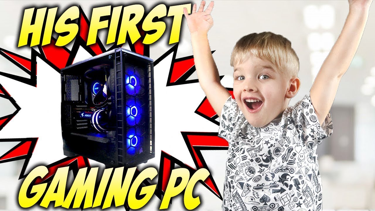 Building And SURPRISING My Son With His FIRST GAMING PC! i7 8700k + GTX ...