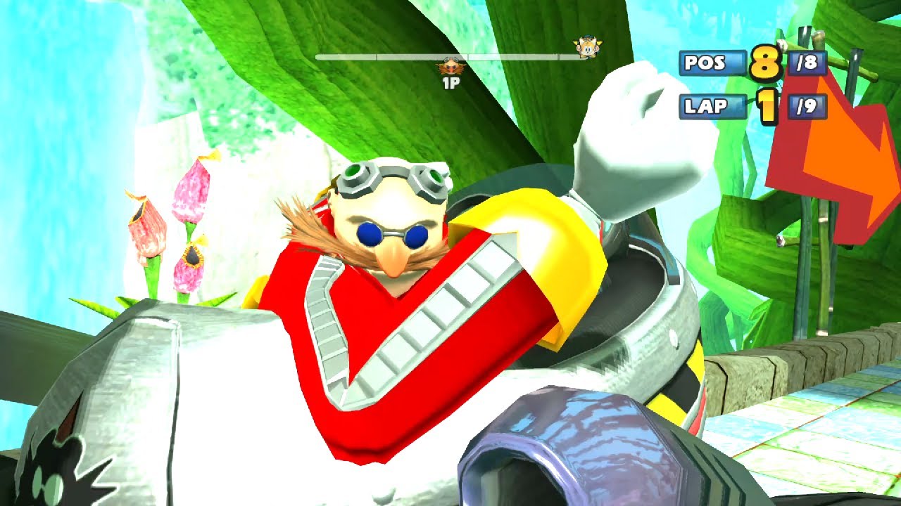 EGGMAN Treetops 9 Laps Expert (Request) Sonic & Sega All-Stars Racing ...