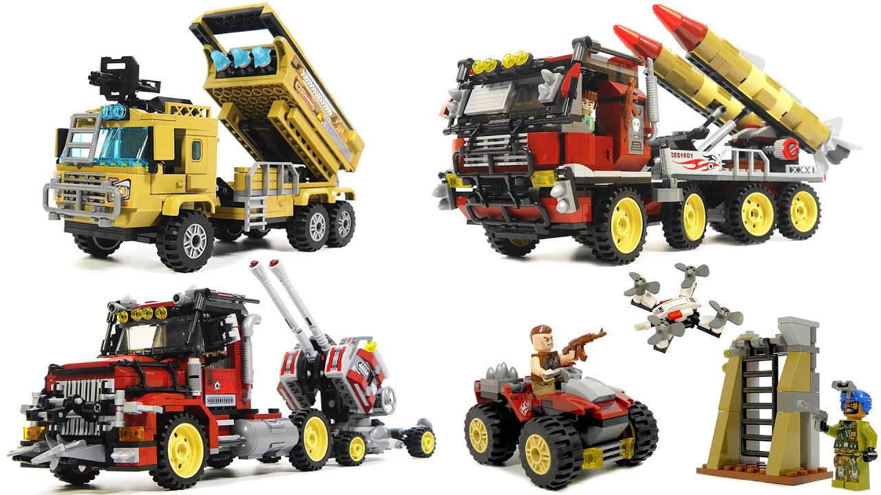 How to Build LEGO Rocket launchers - YouTube