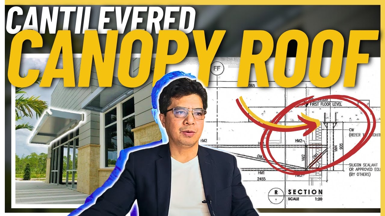 STRUCTURAL ENGINEER: Ito ang matibay na Cantilevered Canopy Roofing - YouTube