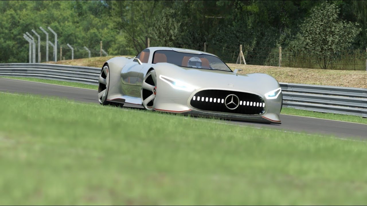 Mercedes-Benz AMG Vision GT at Brands Hatch - YouTube