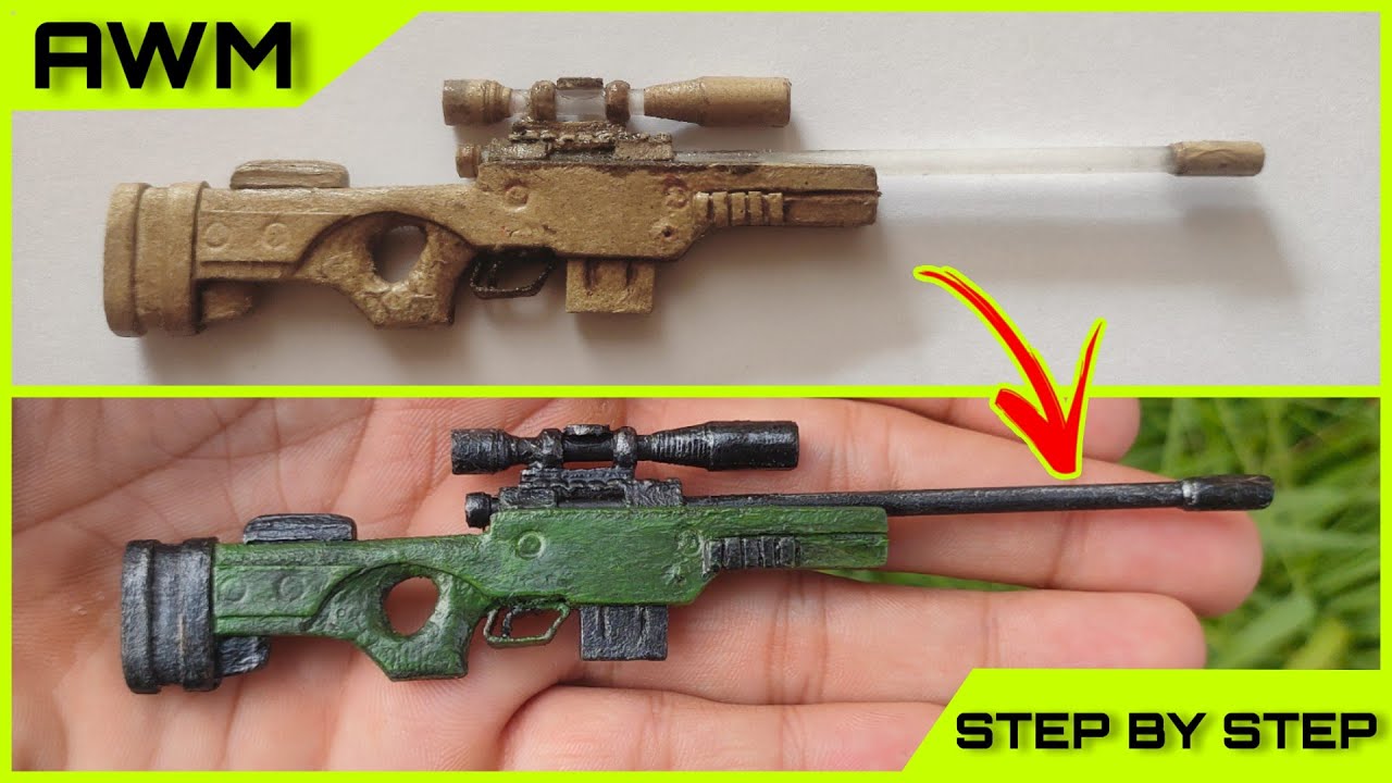 How to Make Mini AWM | DIY Paper AWM tutorial |Step By Step| - YouTube