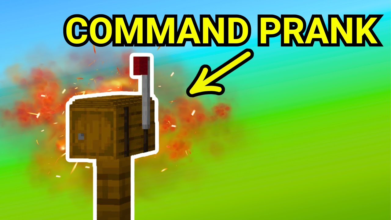 How To Make an EXPLODING MAILBOX in Minecraft - YouTube