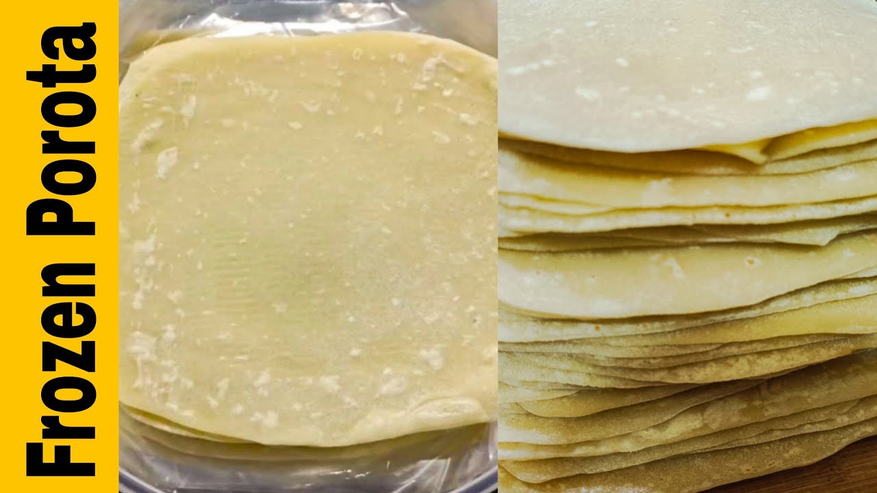 ফ্রোজেন পরোটা তৈরি ও সংরক্ষণ করার পদ্ধতি || Frozen Porota recipe || Bakiar Rannaghor - YouTube