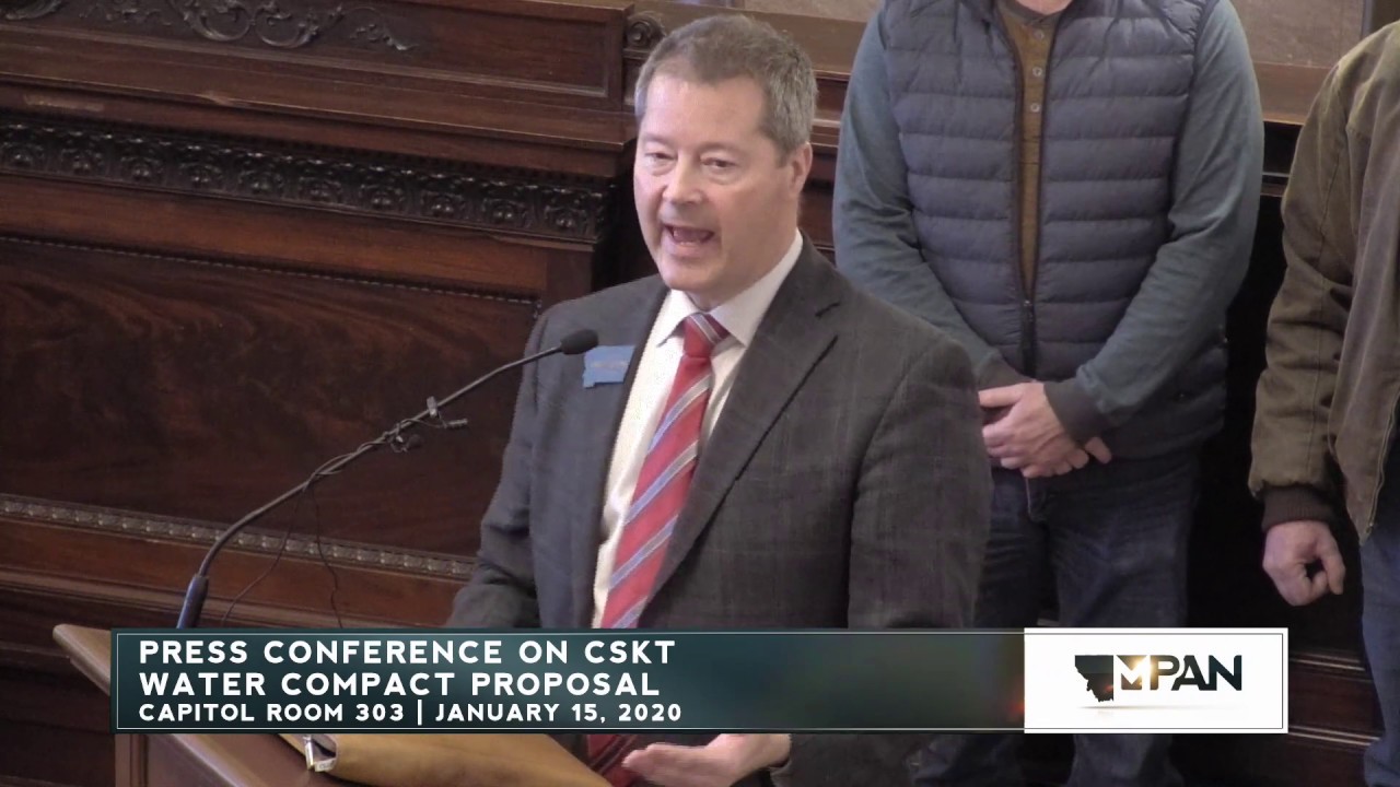 Press Conference on CSKT Water Compact Proposal - YouTube