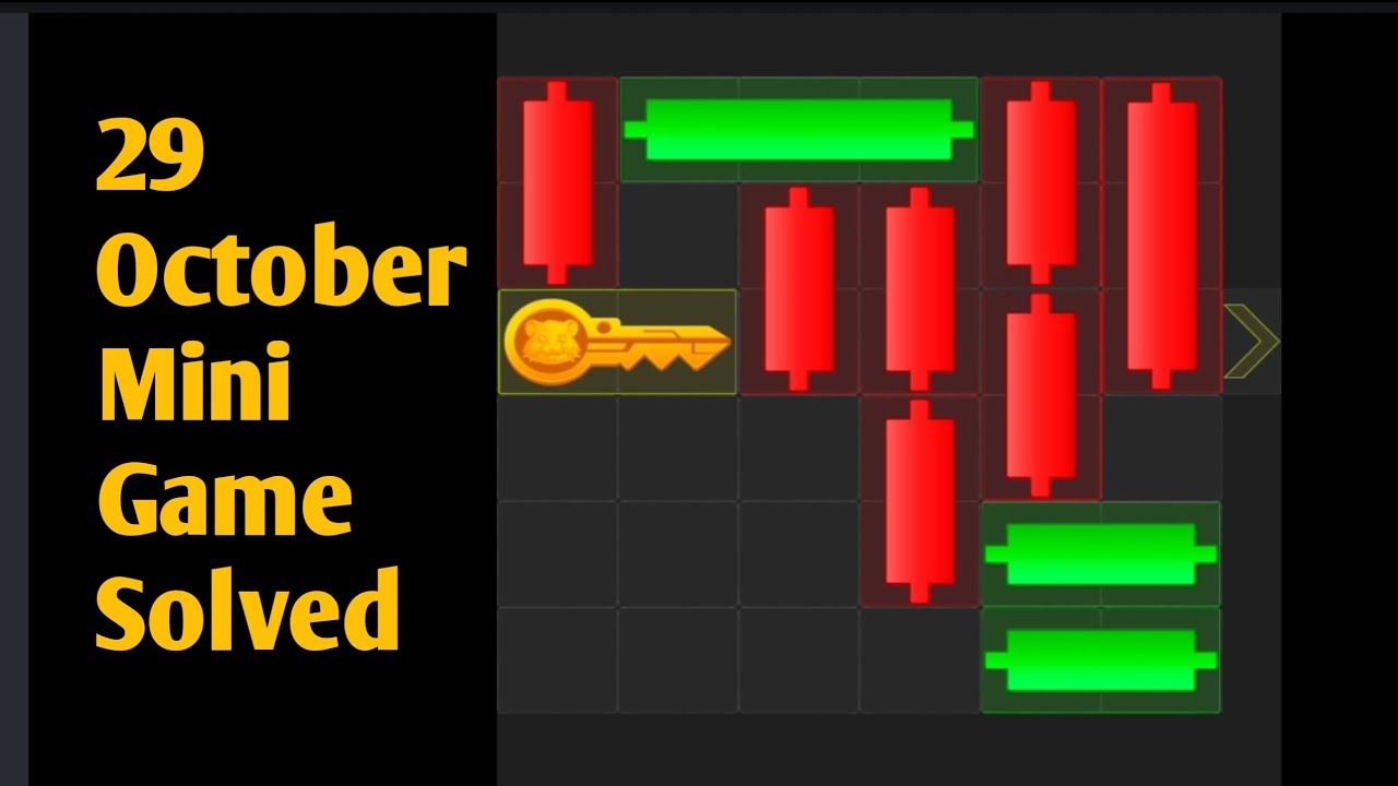 29 October Mini Game | Mini Game Hamster Kombat | Puzzle Game Hamster ...