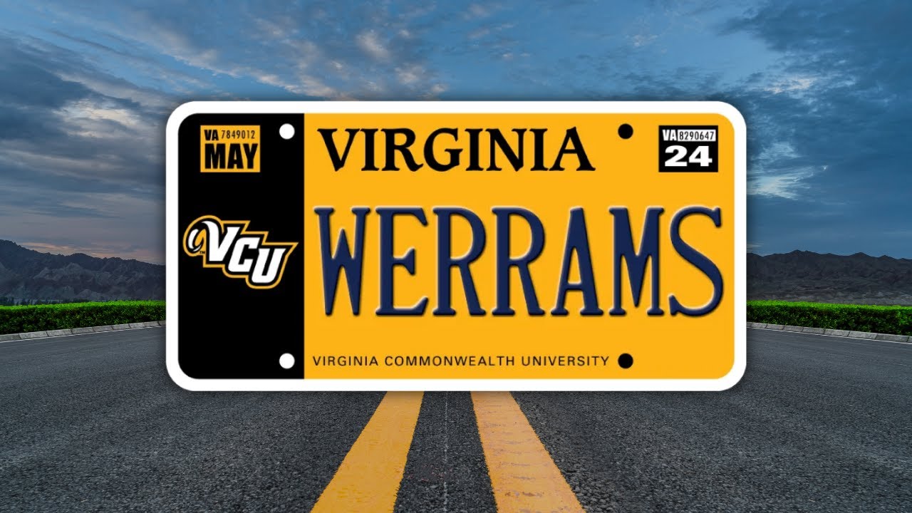 Introducing the New VCU License Plate - YouTube