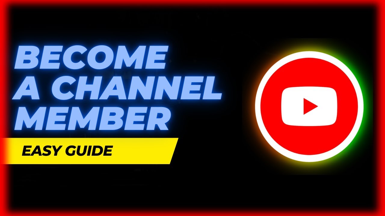 How To Become A Member Of A YouTube Channel - YouTube