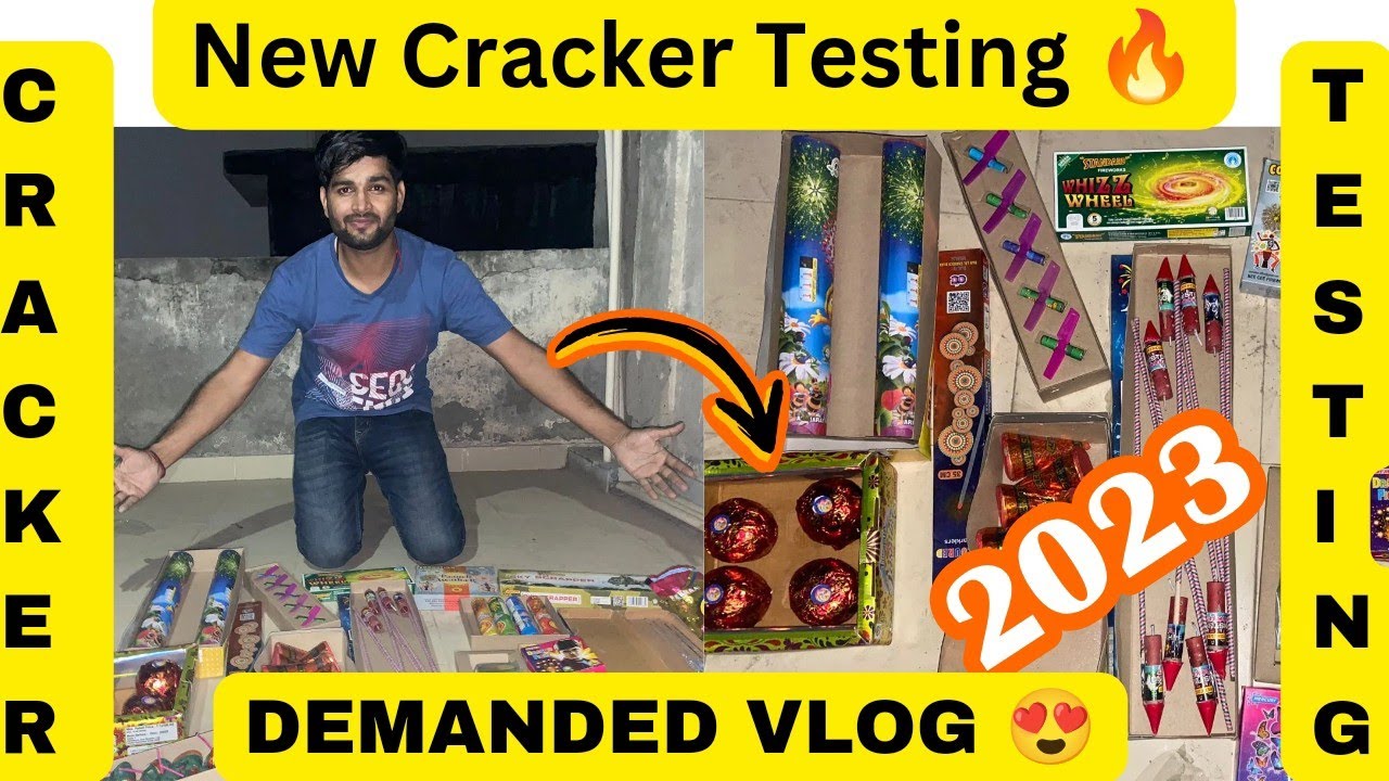 Testing Different types of Cracker | Skyshot | Rocket | Sky Scapper ...