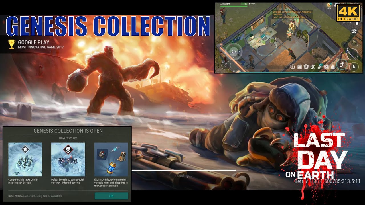 Genesis collection tasks / New Update Last Day on Earth Survival 4K ...