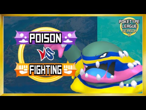 POISON TYPES vs FIGHTING TYPES | Round 19: PokeType League 02 ...