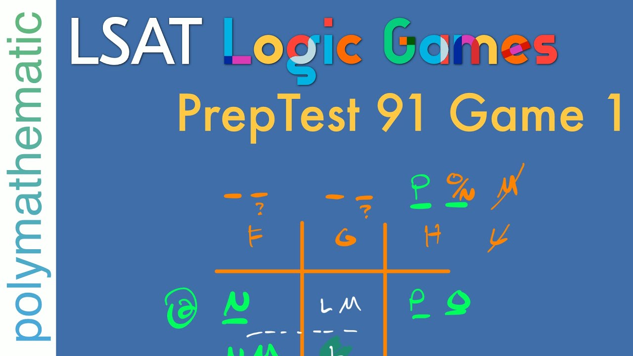PrepTest 91 Game 1: The Salespeople Territories Grouping Game [LSAT ...