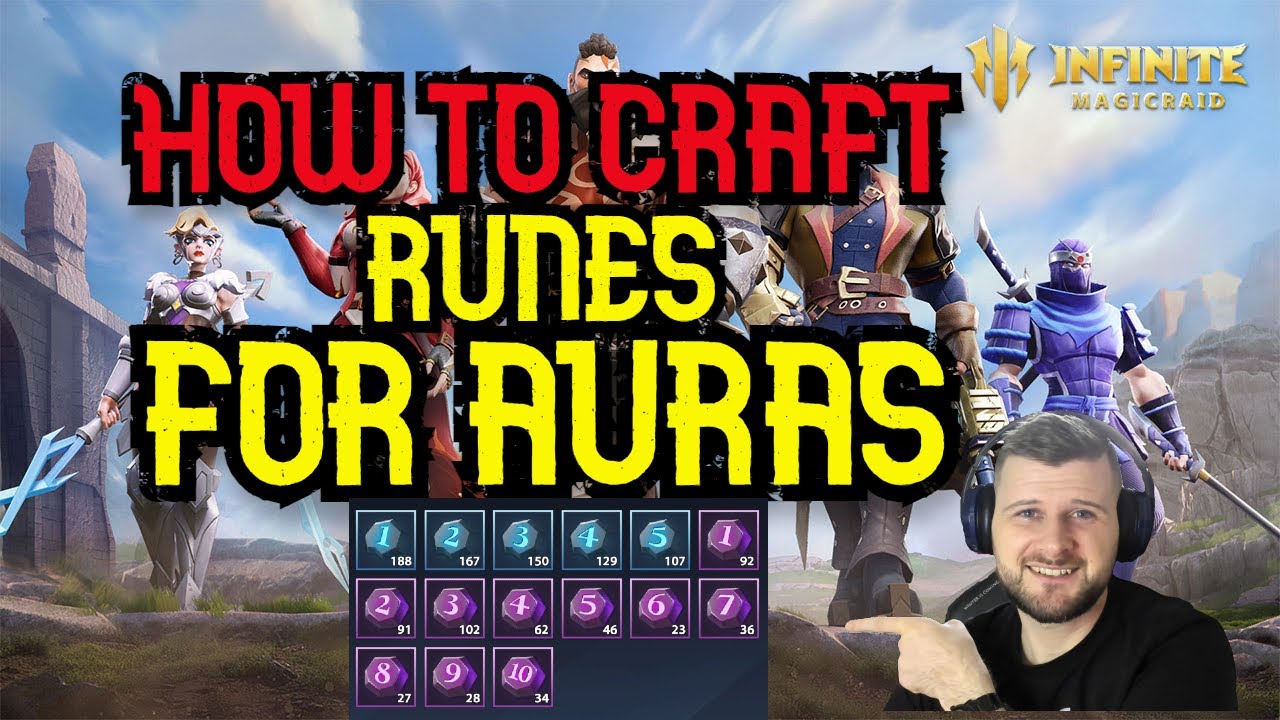 Infinite Magicraid Do THIS Rune Crafting Auras - YouTube