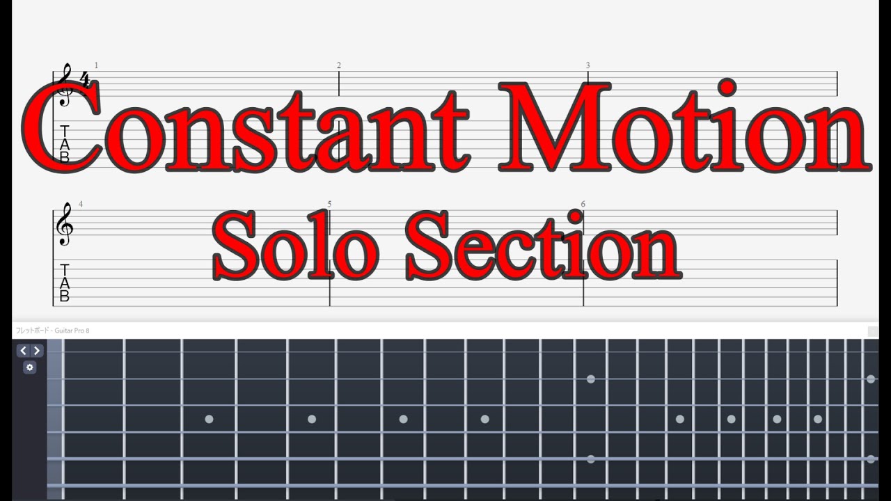 【TABS】Dream Theater - Constant Motion | Solo - YouTube