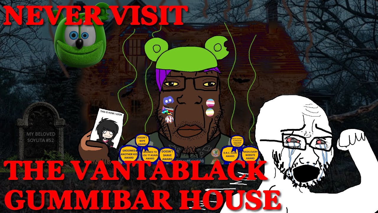 NEVER VISIT THE VANTABLACK GUMMIBÄR HOUSE - GEMERALD CREEPYPASTA - YouTube