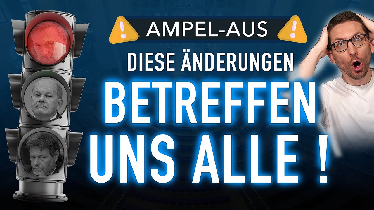 Ampel-AUS 😳 Diese Änderungen erwarten uns ALLE! - YouTube