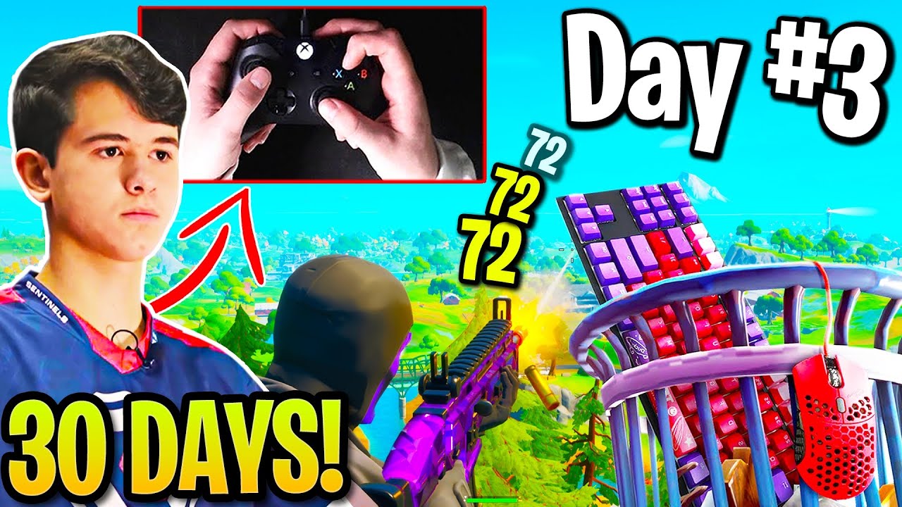 Bugha 30 Day Controller Challenge! (Fortnite) - YouTube