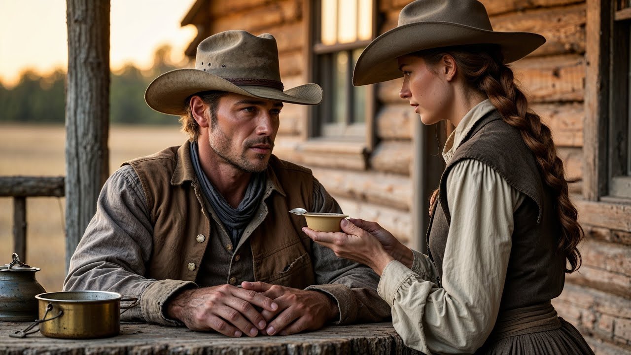 The Cowboy Was Too Weak To Stand, She Fed Him Soup Till His Hands ...