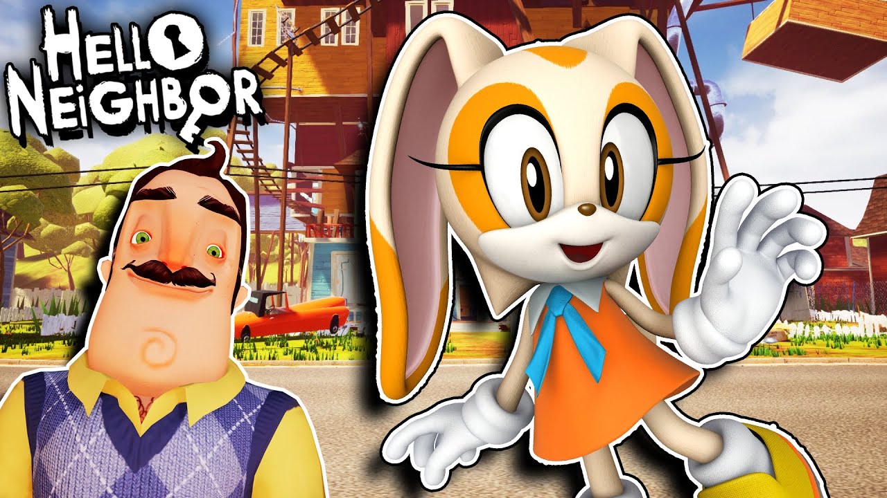 HELLO CREAM The RABBIT (Sonic) | Hello Neighbor Mods - YouTube