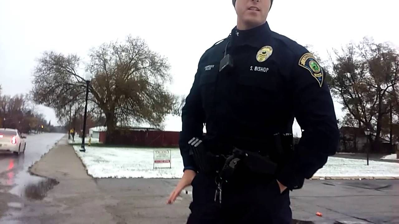 Brian Burris interacting with Lawrence police - YouTube