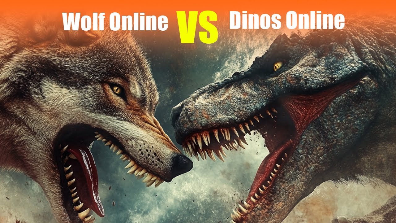 Dinos Online Vs Wolf Online And Demon - YouTube