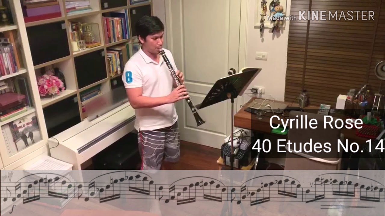 Cyrille Rose 40 Etudes No.14 - YouTube