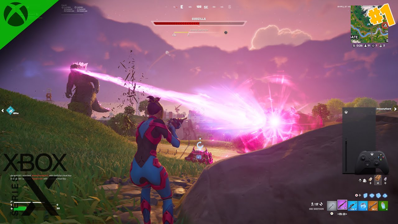 60fps Fortnite Chapter 6 S1 Xbox series X Gameplay - YouTube