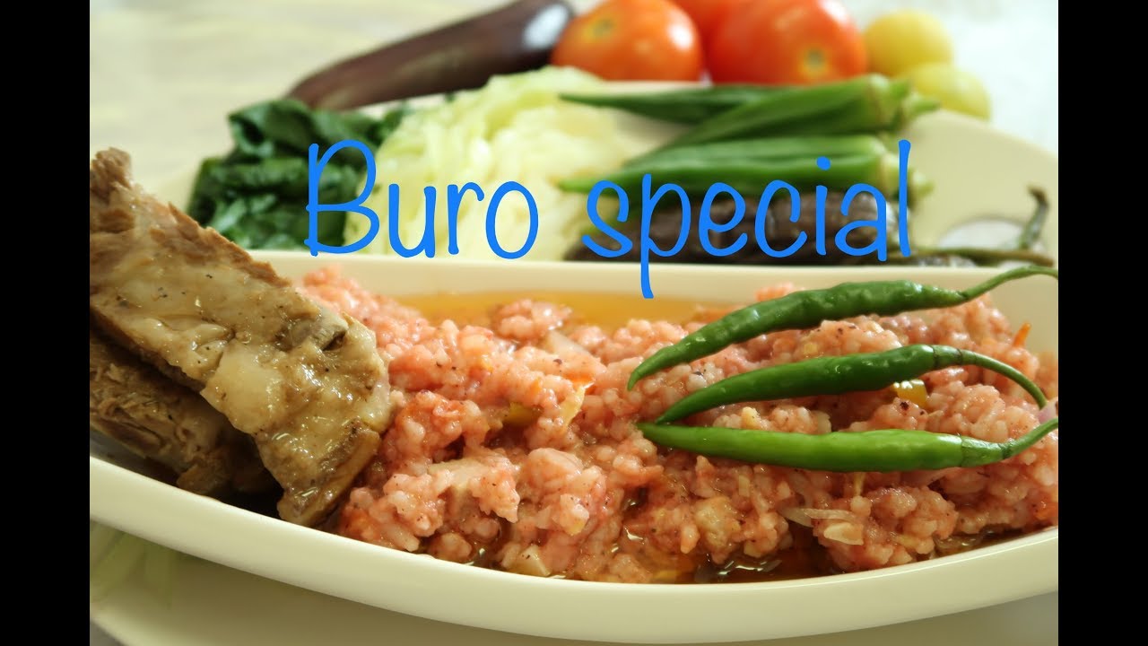 How to cook buro special (Ilocano) - YouTube