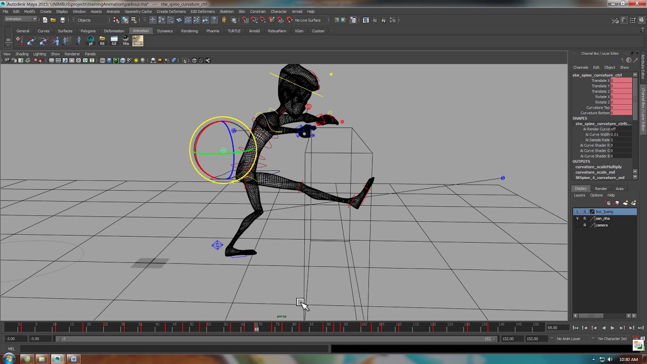 Hướng dẫn diễn hoạt Controls FK/IK | Xan San Animation - YouTube