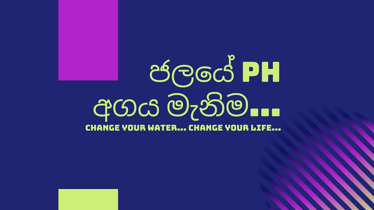 Ulpatha Jalaya PH Test - YouTube