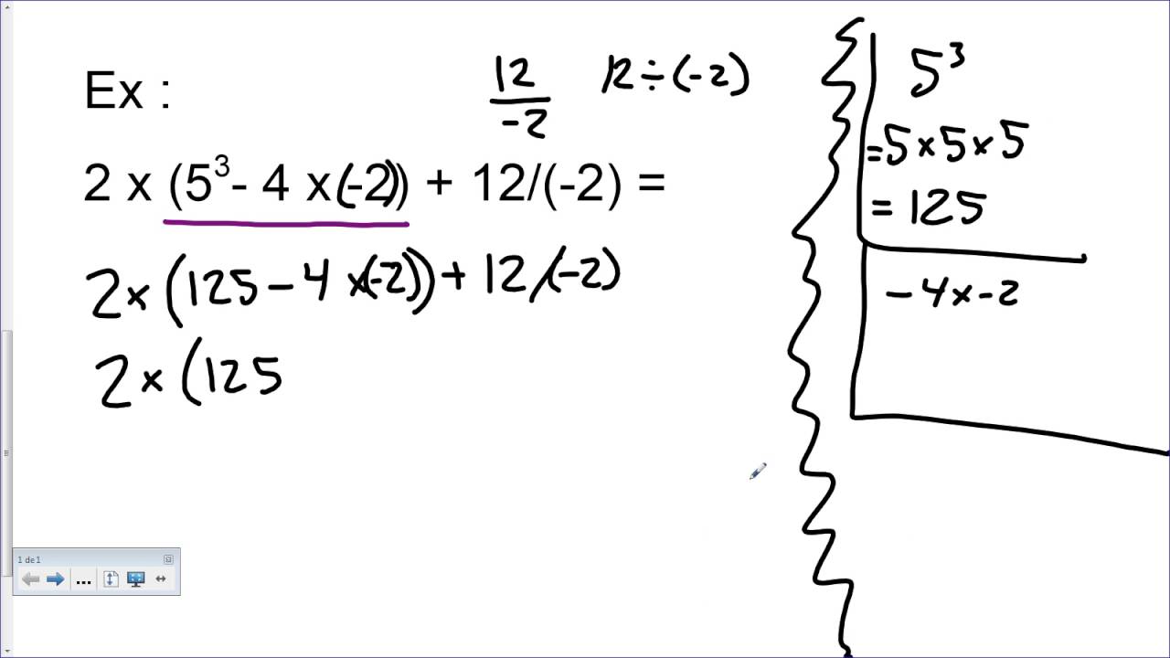 Priorité d 'opérations (PEMDAS) - YouTube