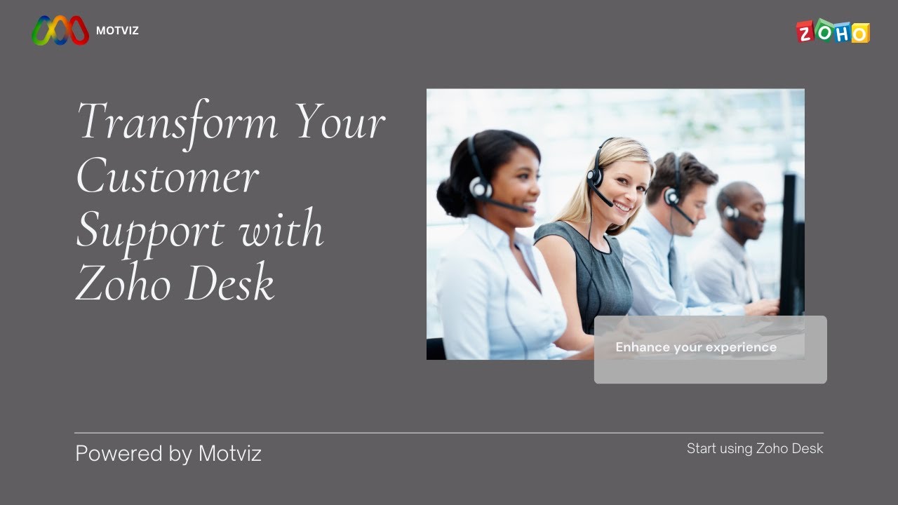 Transform Your Customer Support with Zoho Desk | Powered by Motviz ...