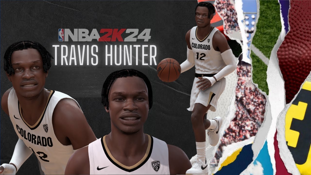 Travis Hunter Face Creation NBA 2K24 - YouTube